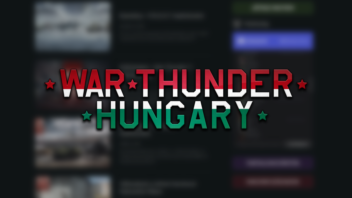 Játék Ismertető - War Thunder Hungary